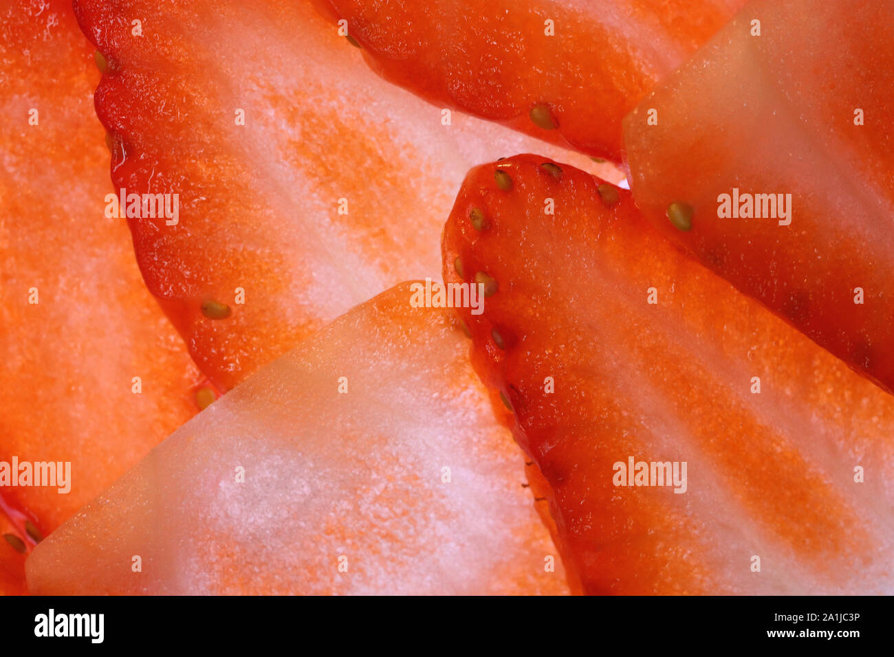 Strawberry texture. Fresh delicious strawberries background Stock Photo ...