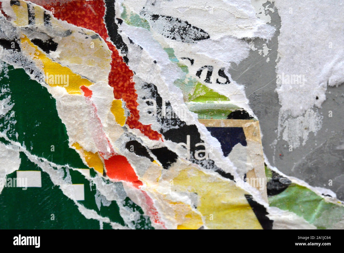 Poster layers details hi-res stock photography and images - Alamy