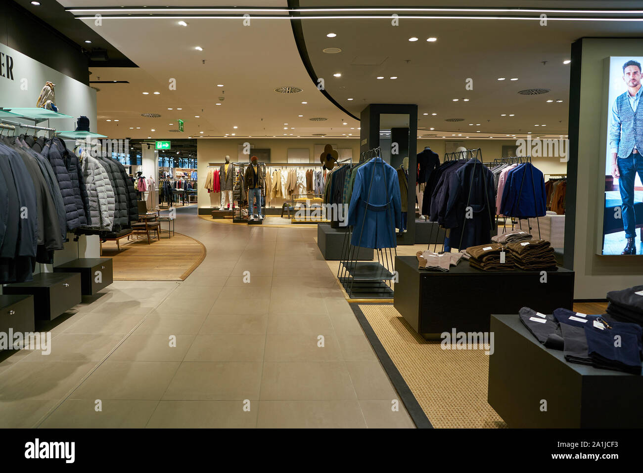 ZURICH, SWITZERLAND - CIRCA OCTOBER, 2018: interior shot of Jelmoli ...