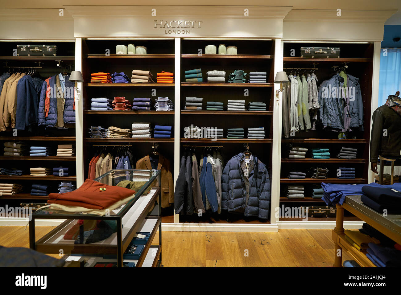 ZURICH, SWITZERLAND - CIRCA OCTOBER, 2018: interior shot of Jelmoli ...