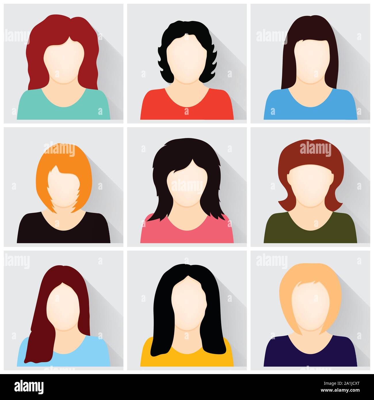Vector set of people icons Stock Vector Image & Art - Alamy