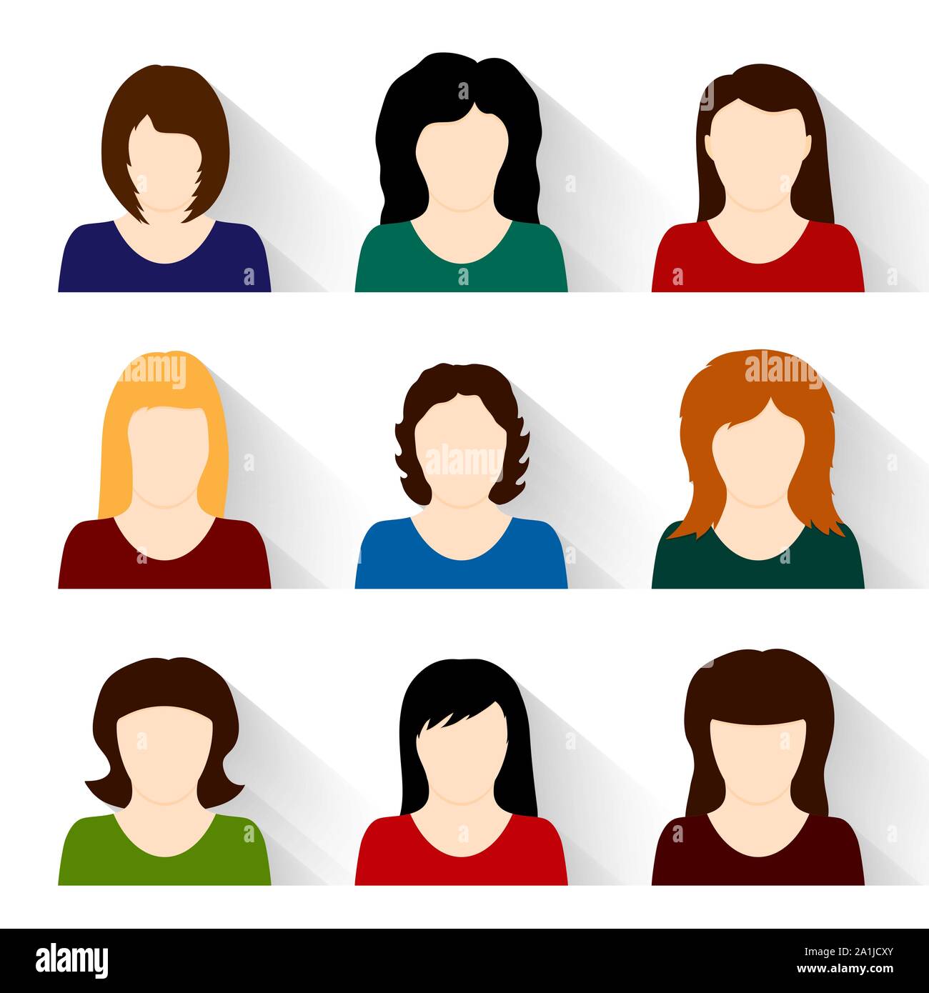 Vector set of people icons Stock Vector Image & Art - Alamy