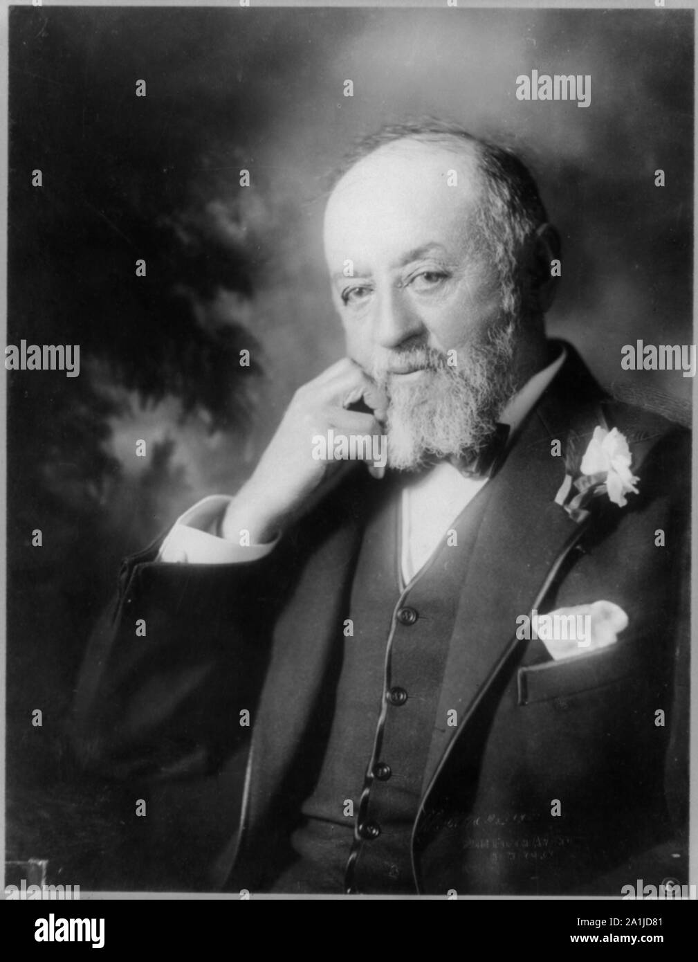 Nathan Straus, half-length portrait, facing left Stock Photo - Alamy
