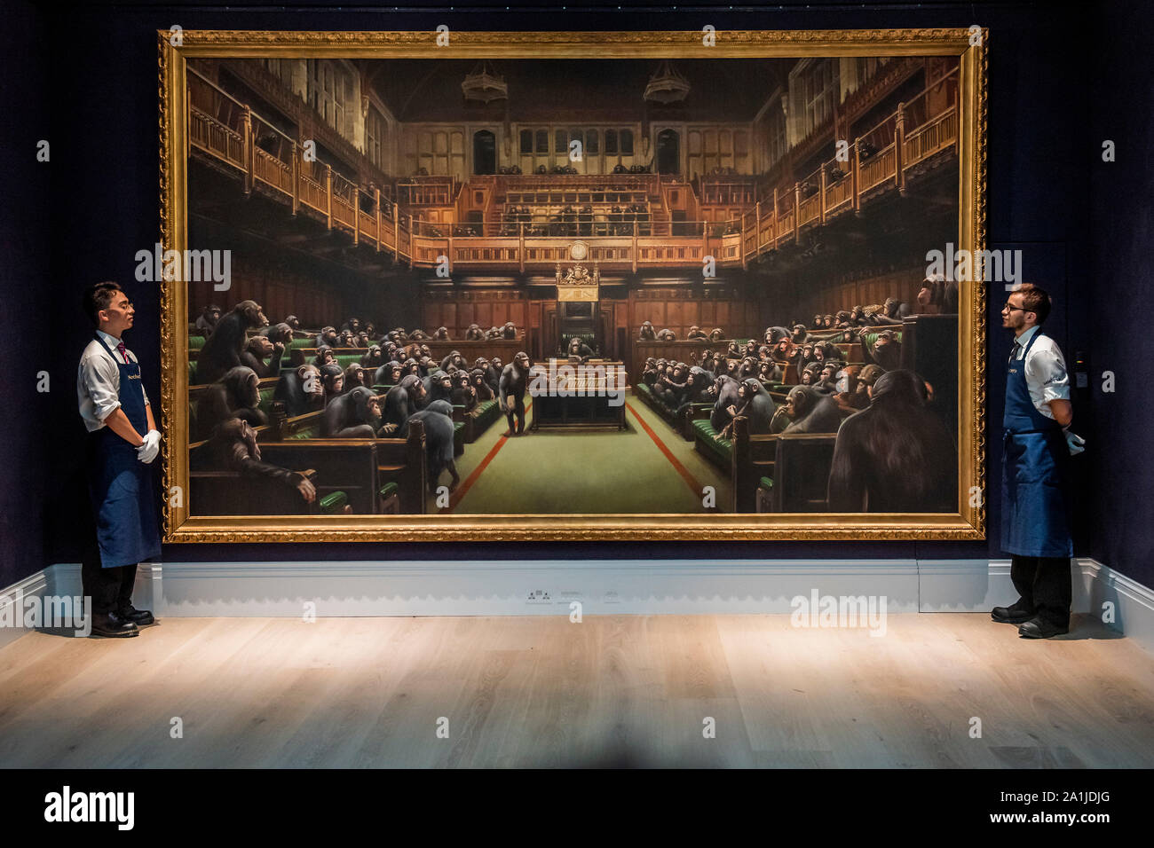 Banksy devolved parliament hi-res stock photography and images - Alamy