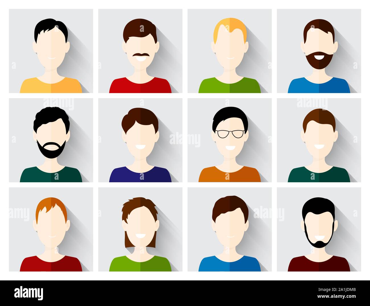 Diversity avatar vector vectors hi-res stock photography and images - Alamy