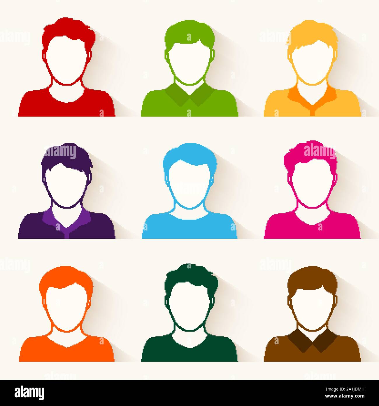 Vector set of people icons Stock Vector Image & Art - Alamy