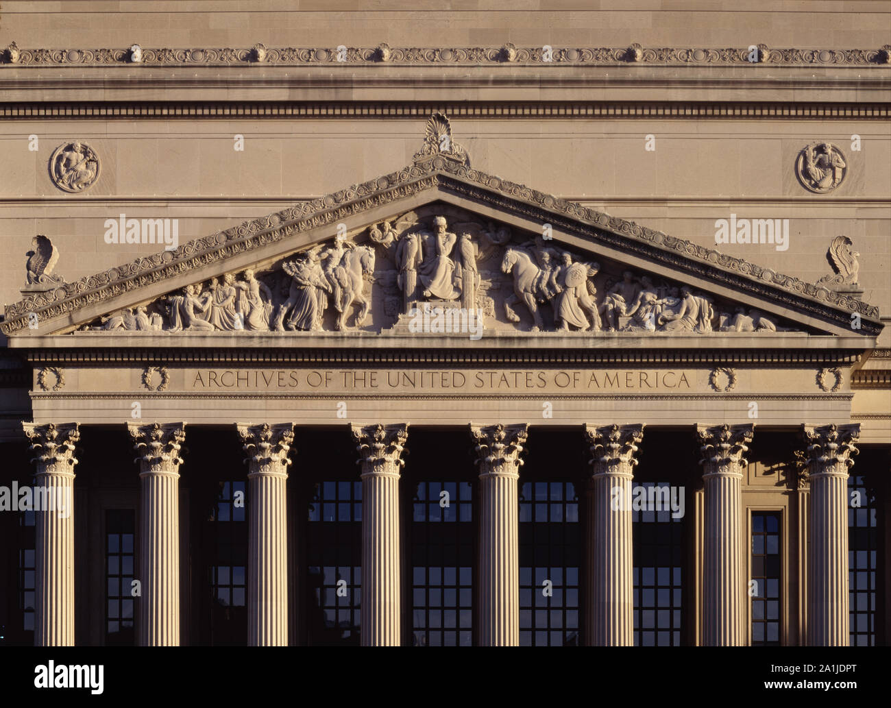 National Archives Building, Washington, D.C Stock Photo - Alamy