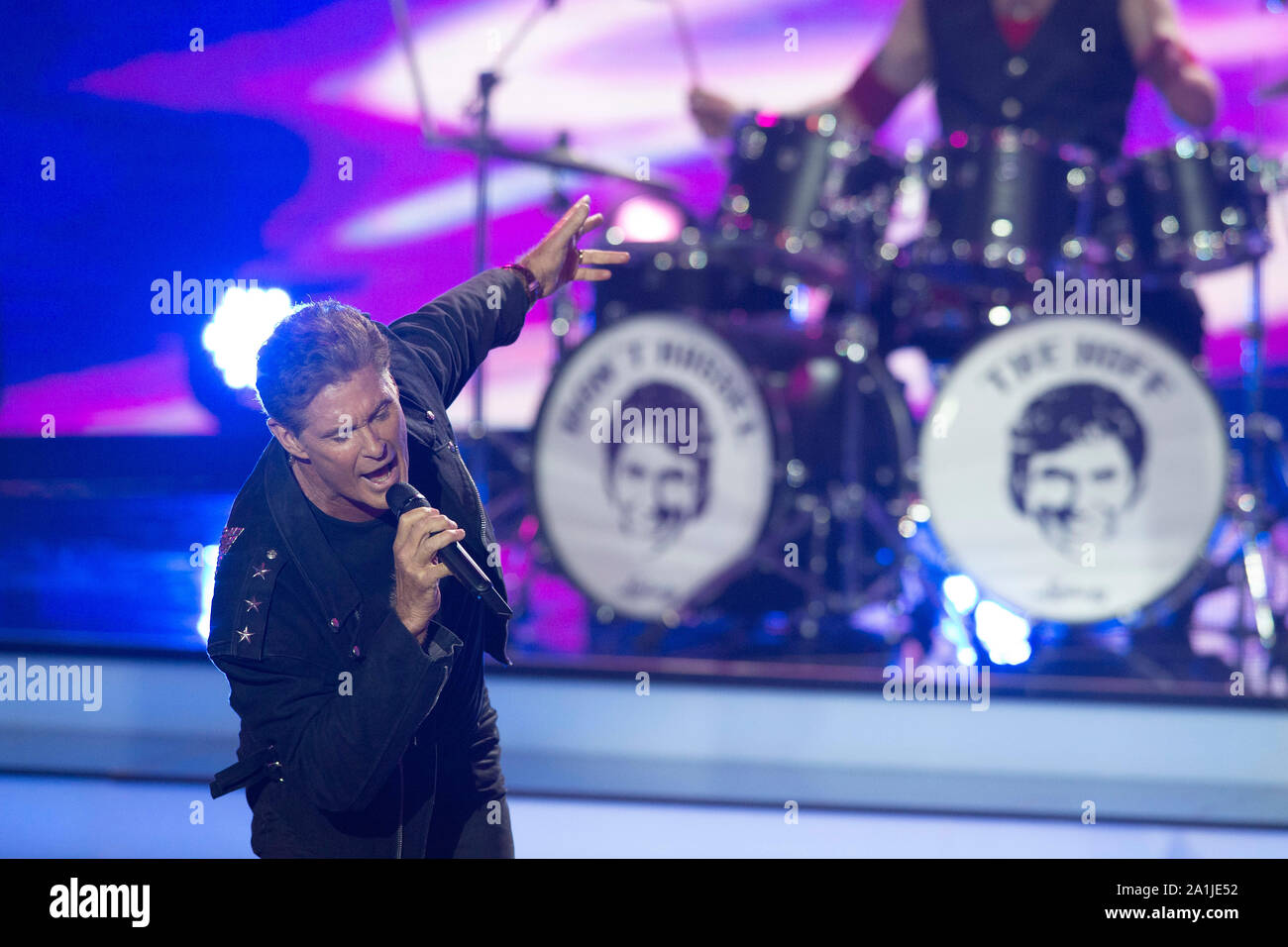 Hanover, Deutschland. 14th Sep, 2019. David HASSELHOFF, USA, singer and ...