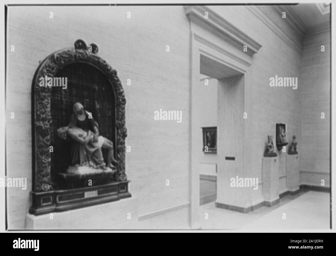 Washington dc national gallery art Black and White Stock Photos ...