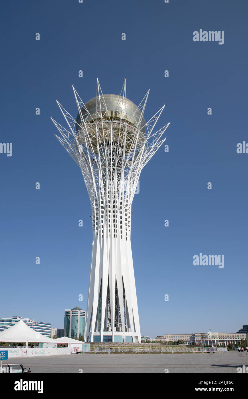 Bayterek tower hi-res stock photography and images - Alamy
