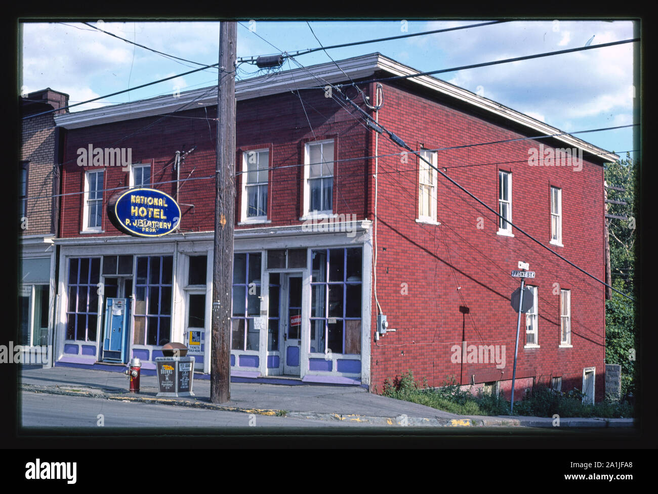 National Hotel, Front Street, Deposit, New York Stock Photo - Alamy