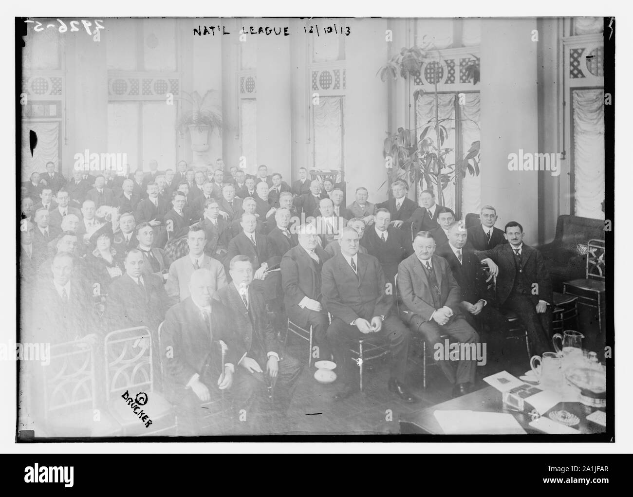 National league executives Black and White Stock Photos & Images - Alamy