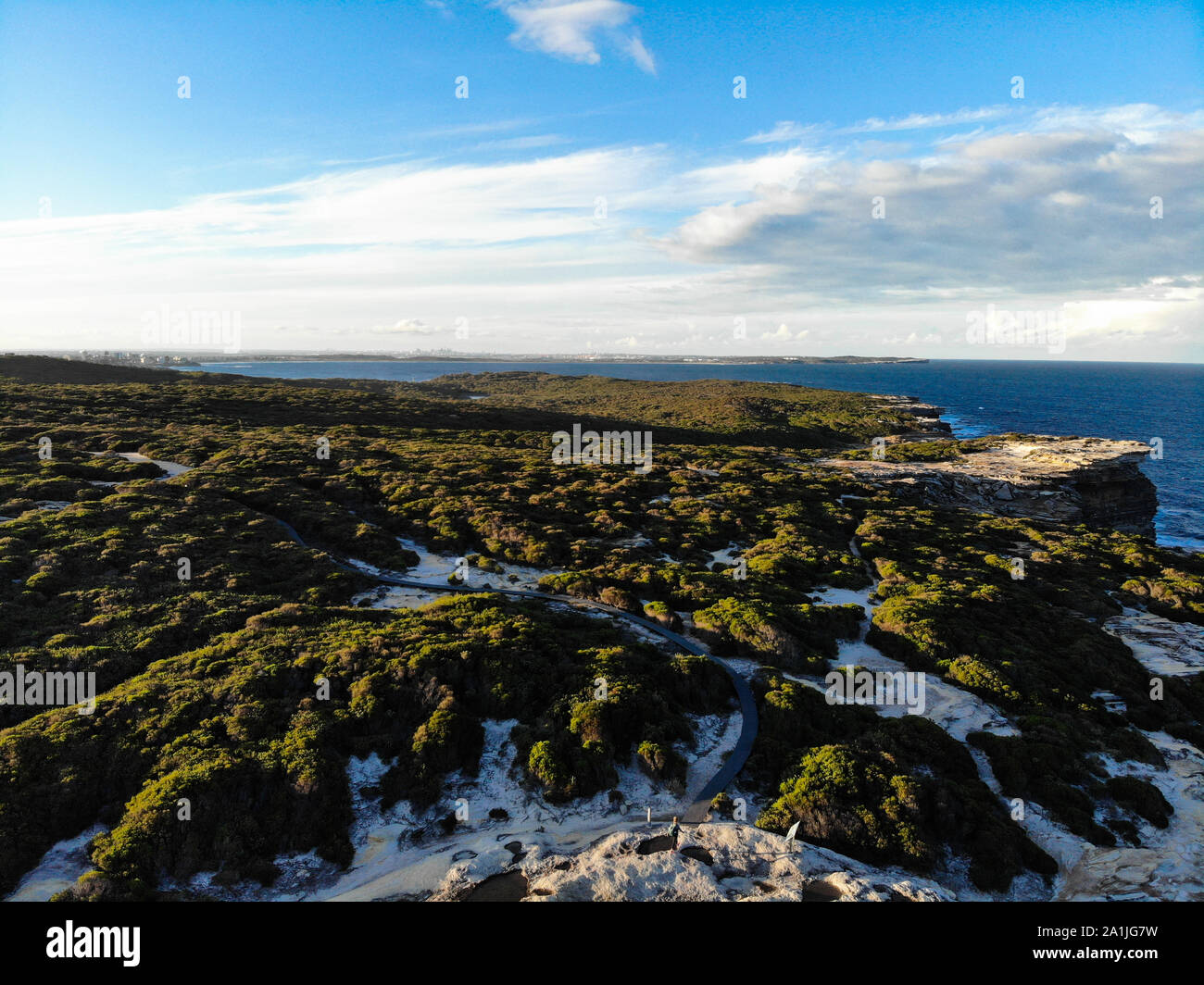 Aerial drone view cliff top hi-res stock photography and images - Alamy