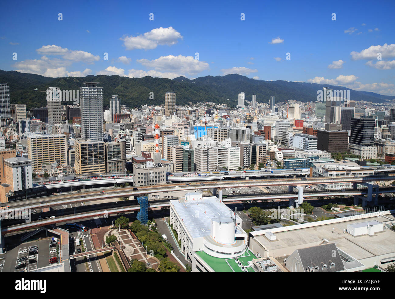 A view of Kobe City centre Stock Photo - Alamy