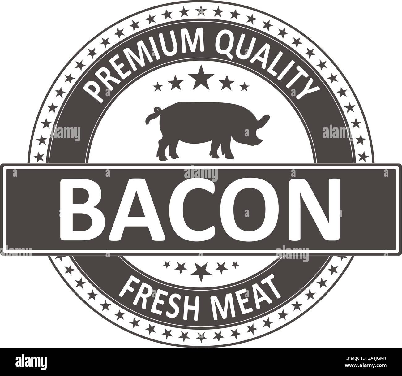 Pig sandwich Stock Vector Images - Alamy