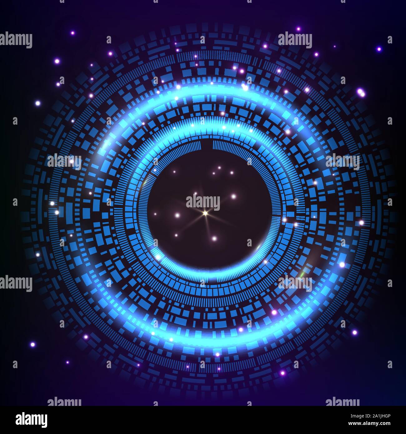 Blue objects information Stock Vector Images - Alamy