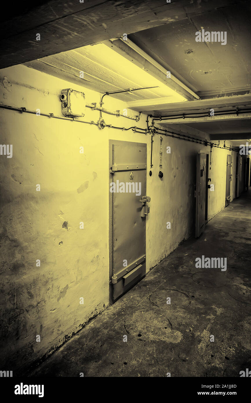 Old jail with cells, detail of crime and justice Stock Photo - Alamy
