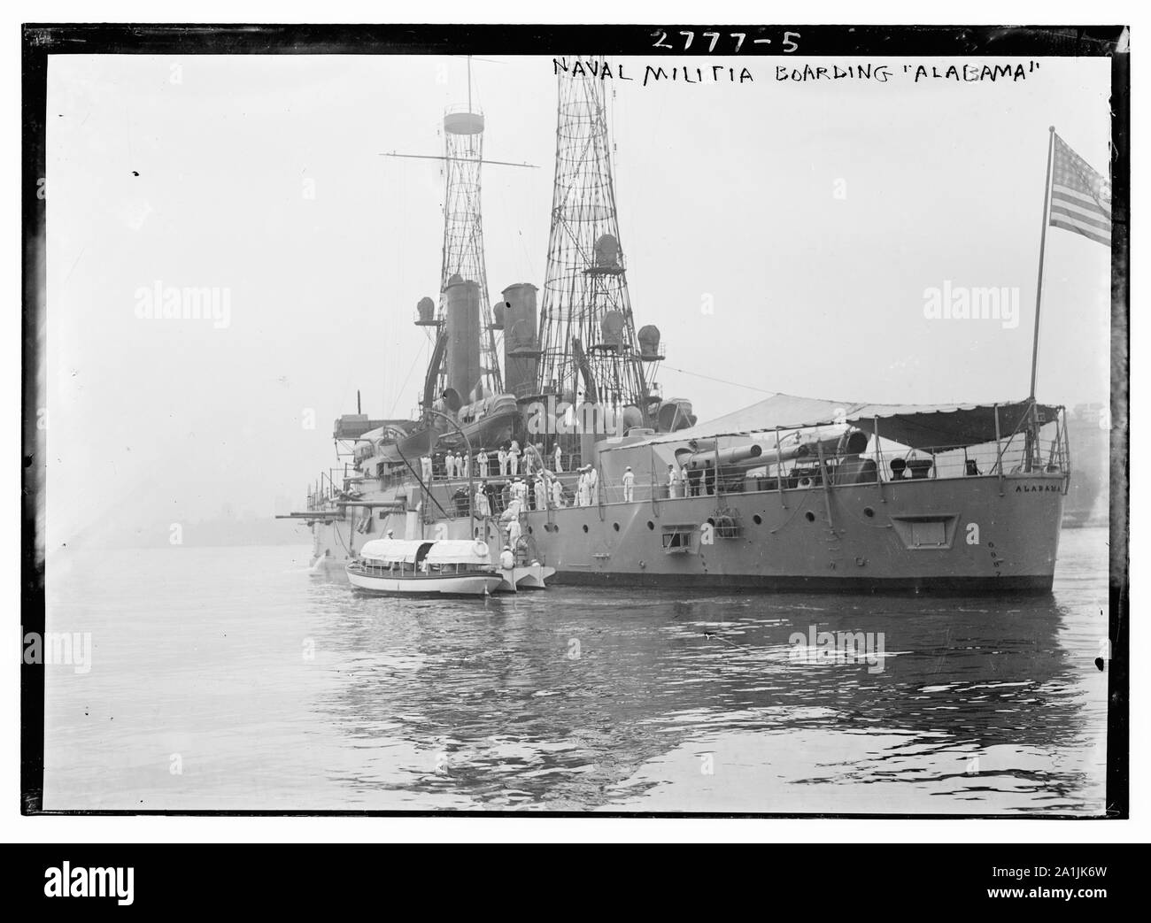 Naval Militia boarding ALABAMA Stock Photo - Alamy