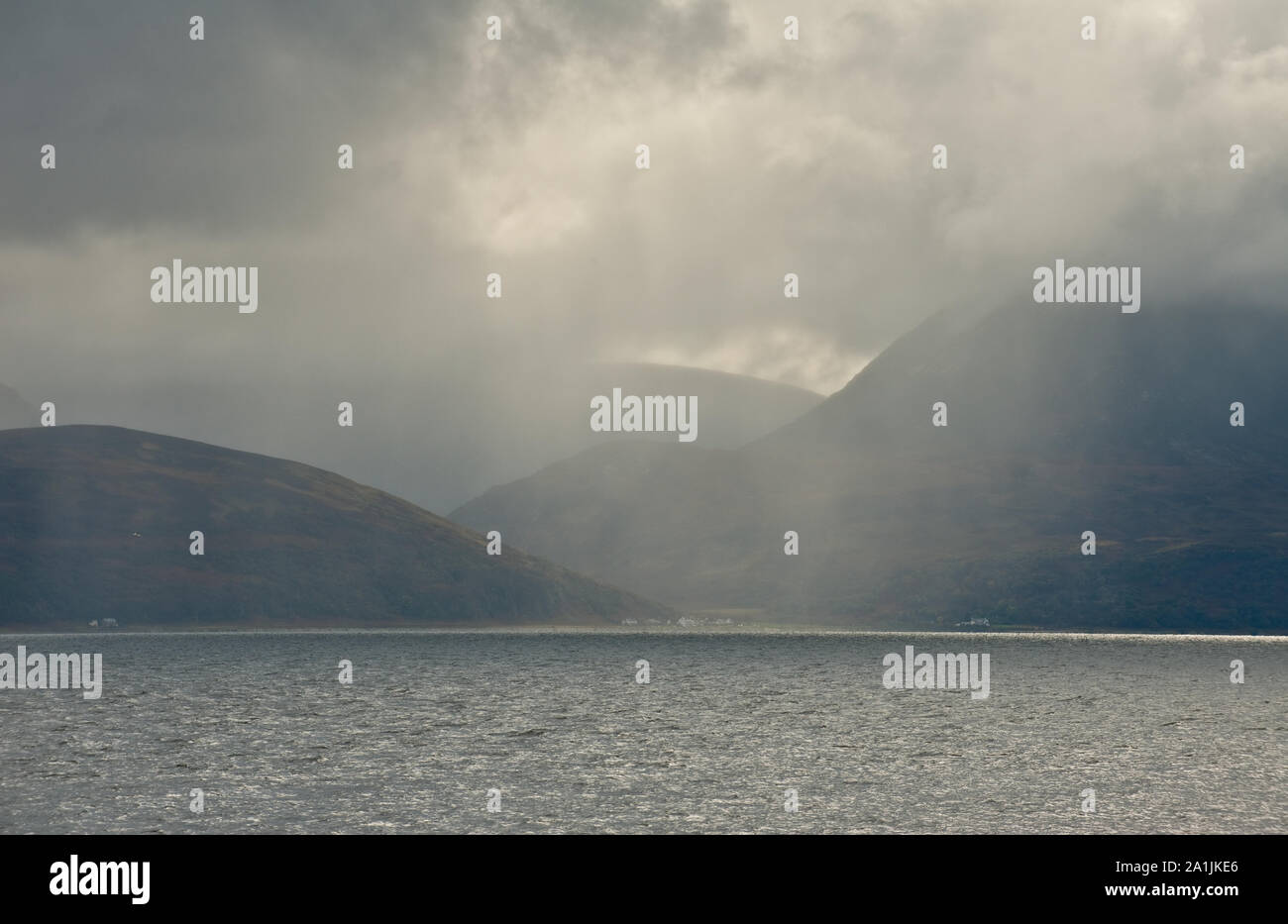 Misty rain landscape scotland hi-res stock photography and images - Alamy