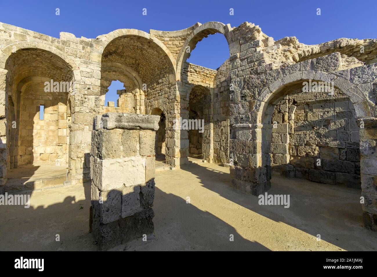 Church ruin, Oasis, Dipkarpaz Peninsula, Famagusta, Turkish Republic of ...