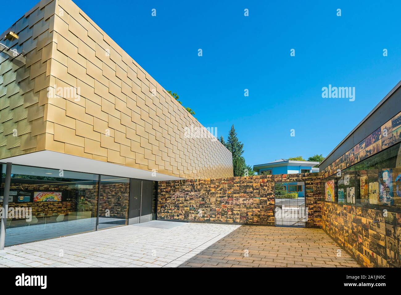 Entrance to the museum, Erding, Upper Bavaria, Bavaria, Germany Stock ...