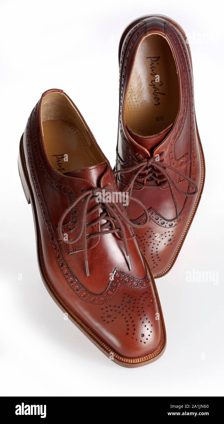 A pair of men's shoes, cutout, studio shot, Germany Stock Photo - Alamy