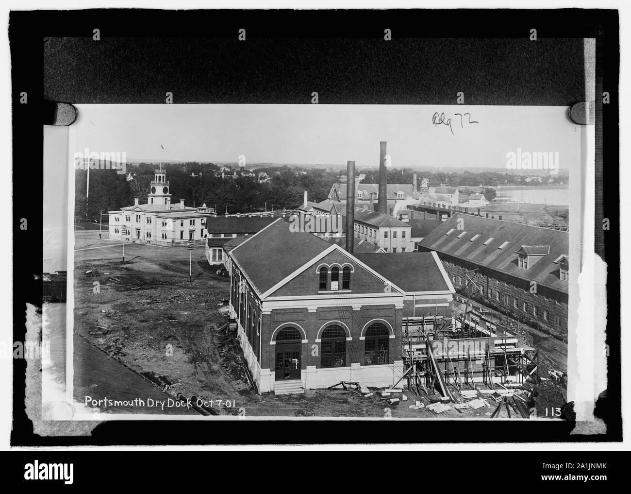 Navy Yard, Portsmouth, N.H. dry docks Stock Photo - Alamy