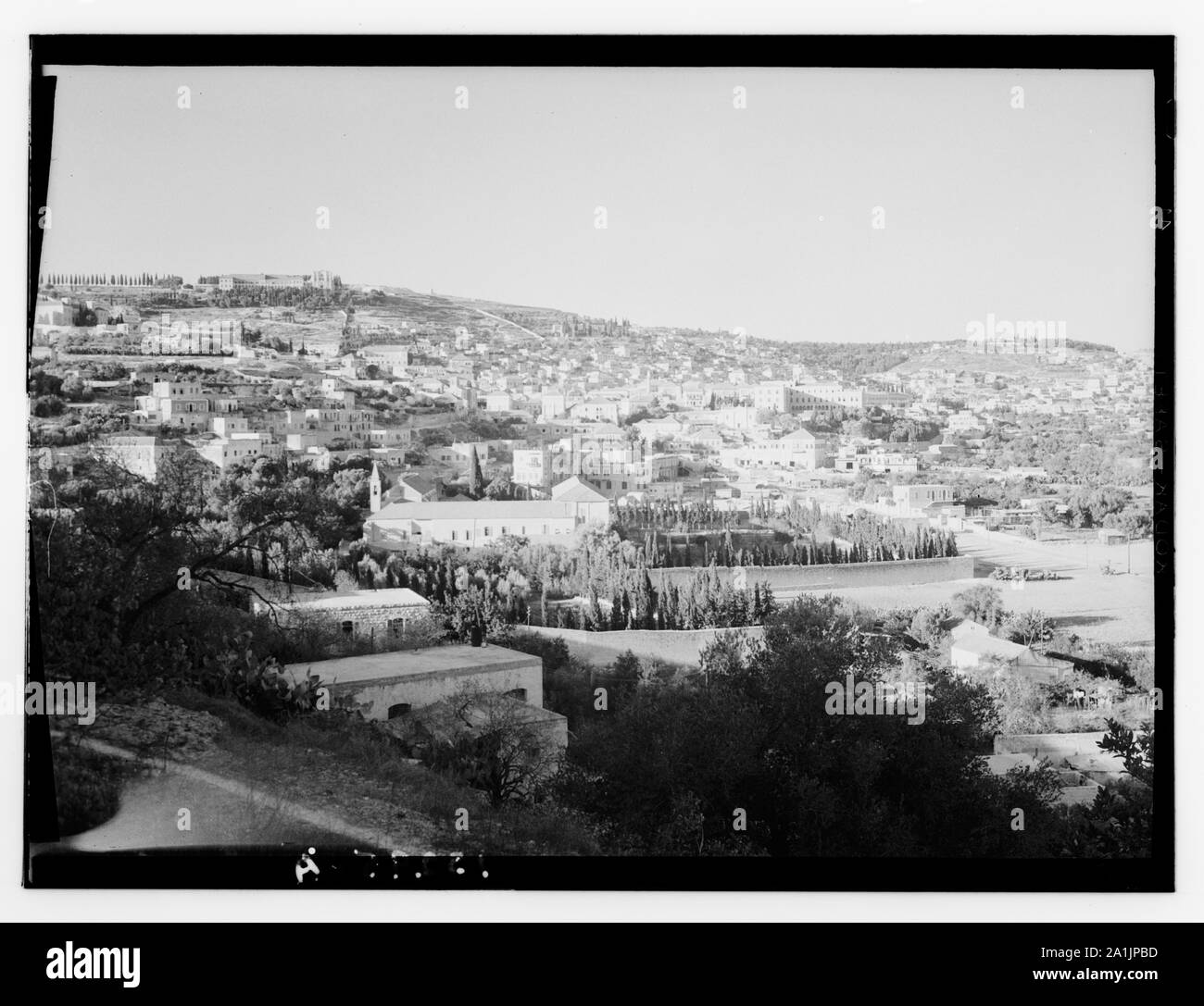 General view of nazareth hi-res stock photography and images - Alamy