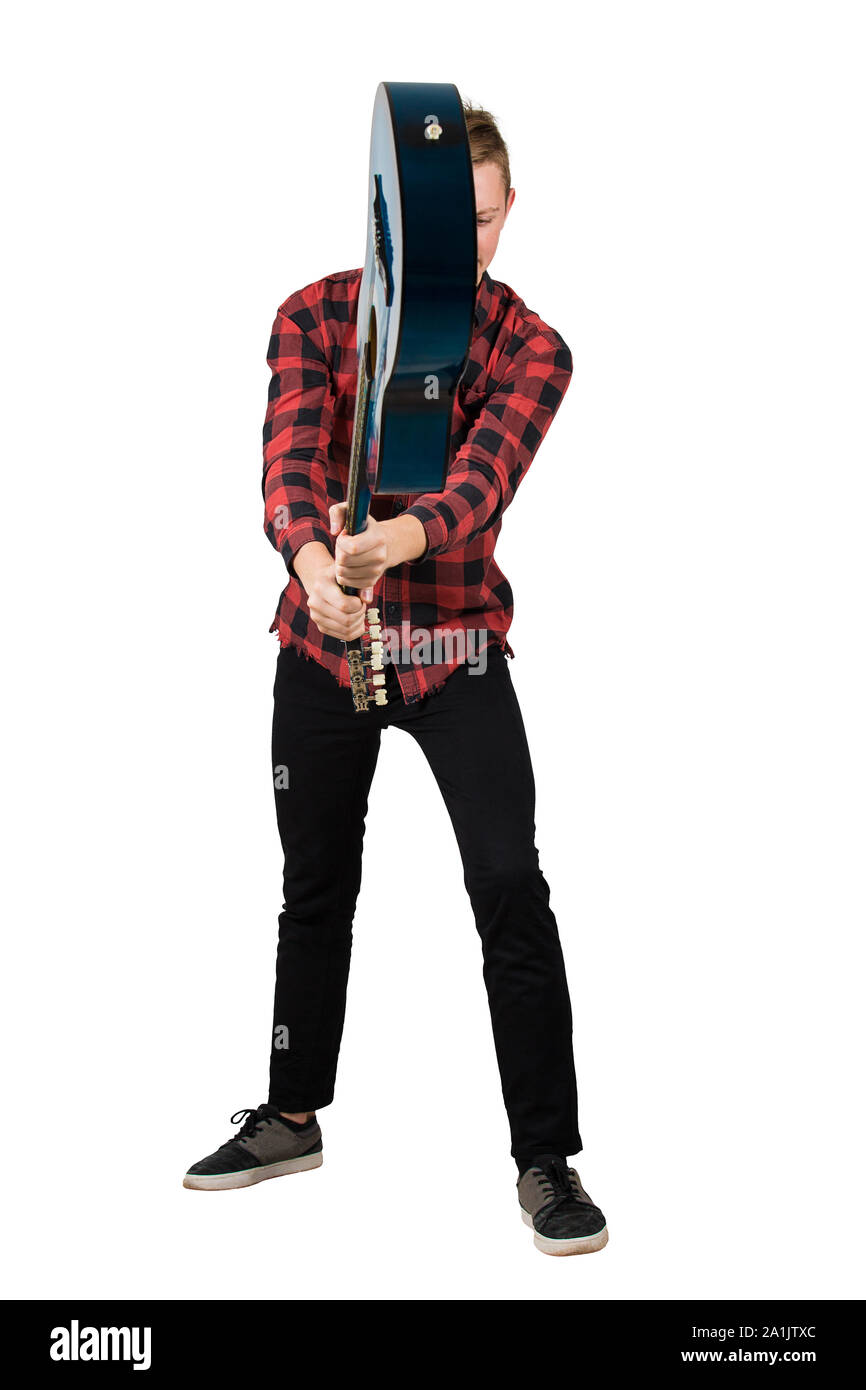 Angry guitarist hi-res stock photography and images - Alamy