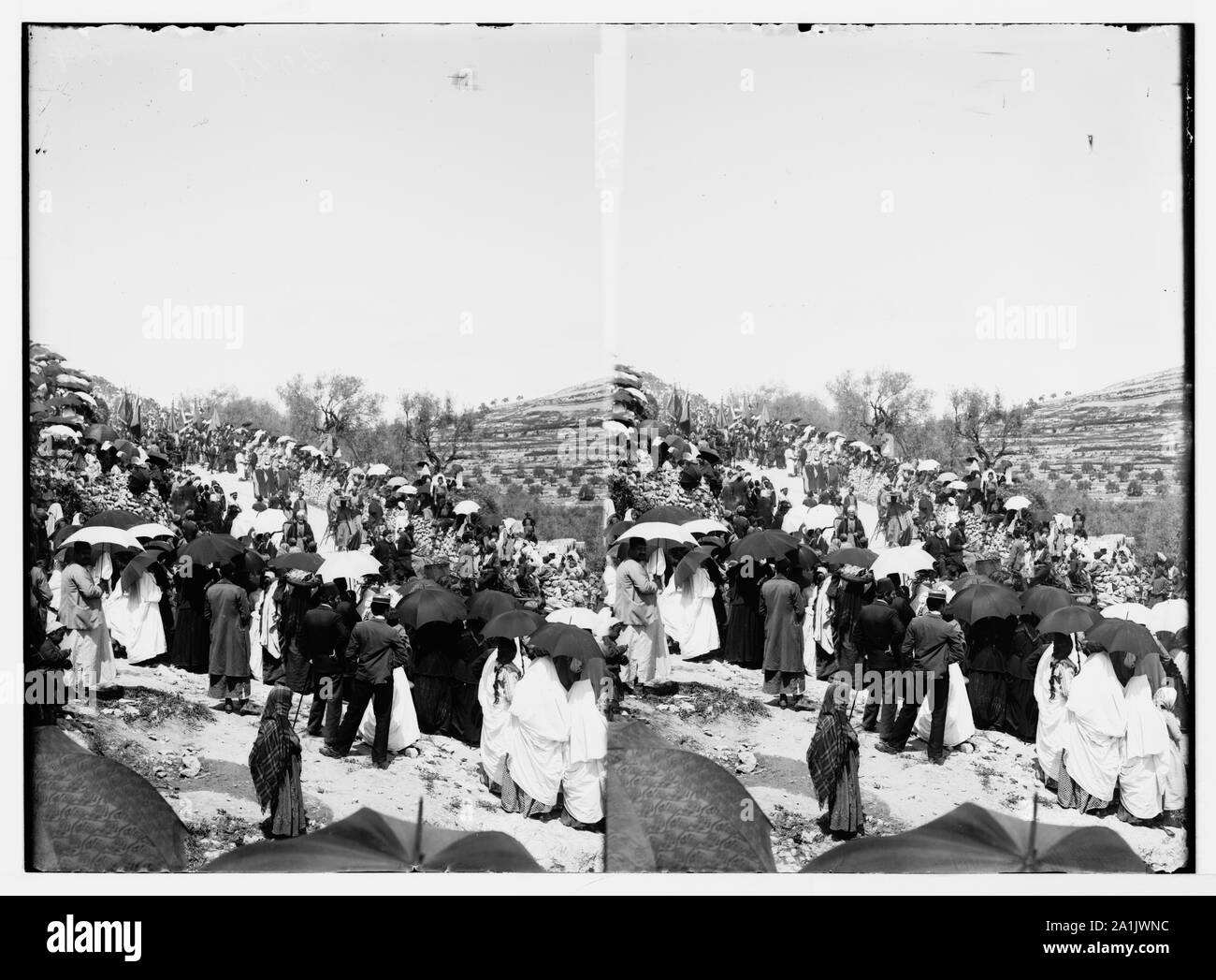 Neby [i.e., Nebi] Musa procession II Stock Photo - Alamy