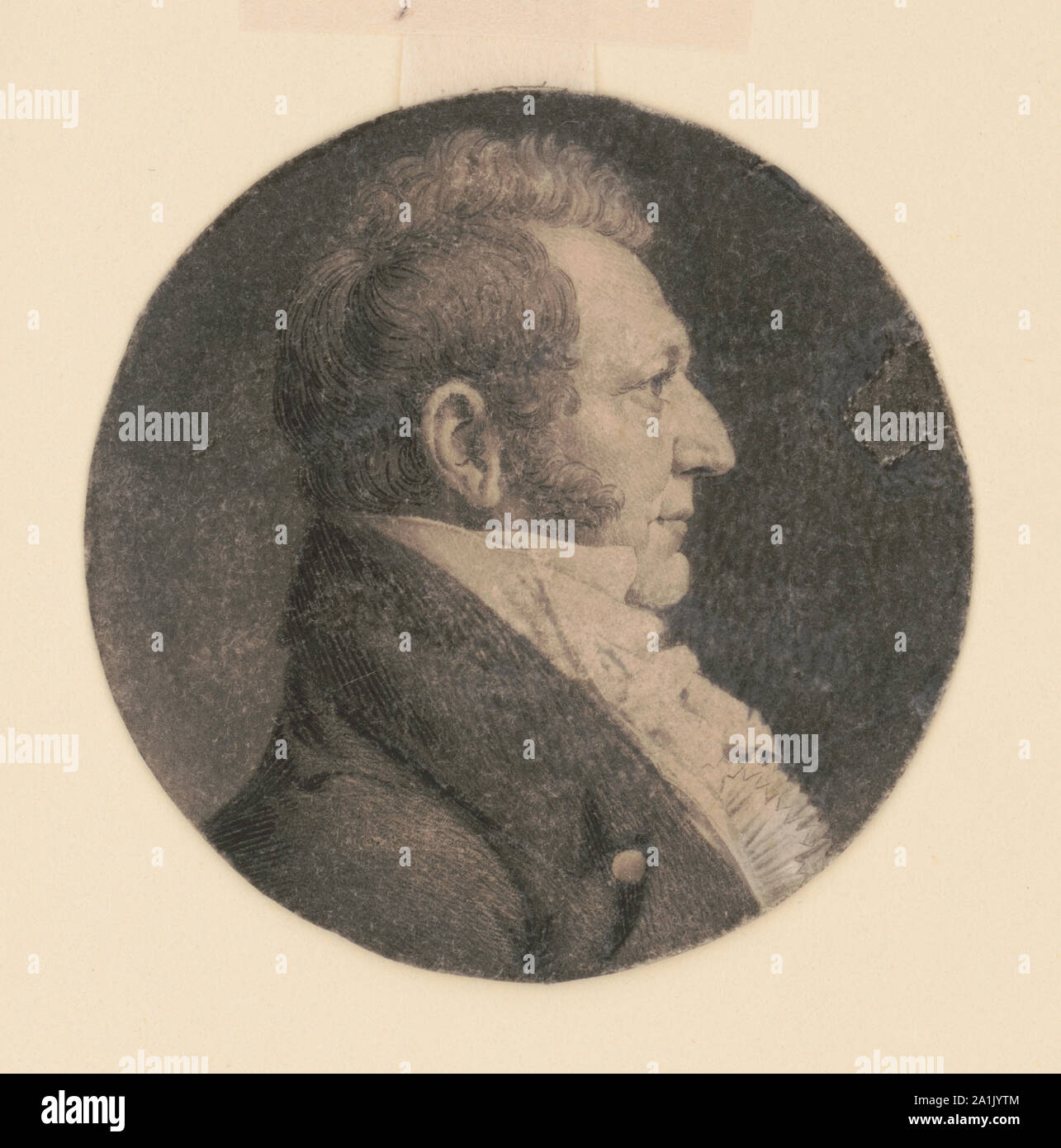 Neil McNeill, head-and-shoulders portrait, right profile Stock Photo ...