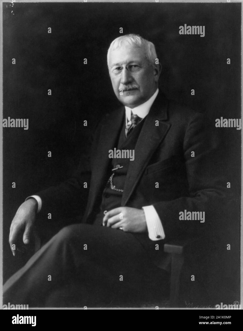 Nelson P. Lewis, civil engineer, three-quarter length portrait, seated ...