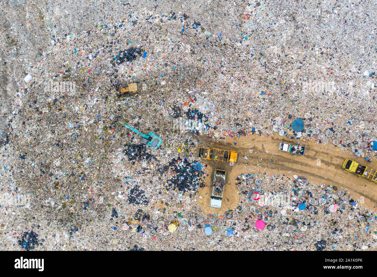 Industrial plastic waste and crane hi-res stock photography and images ...