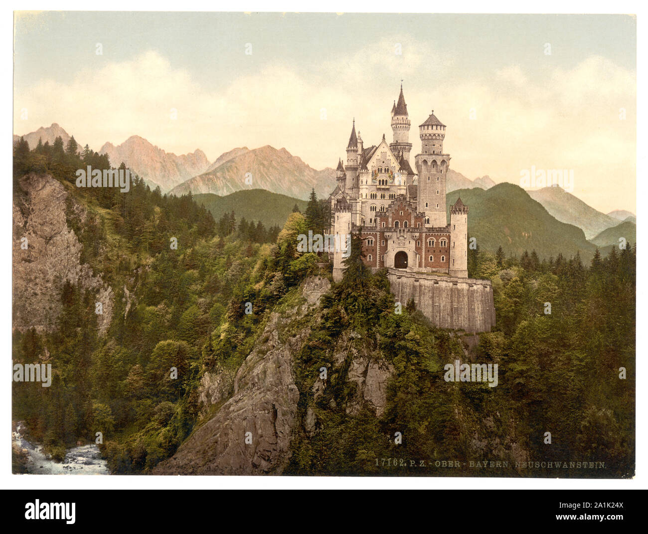 Neuschwanstein 1905 Cut Out Stock Images & Pictures - Alamy