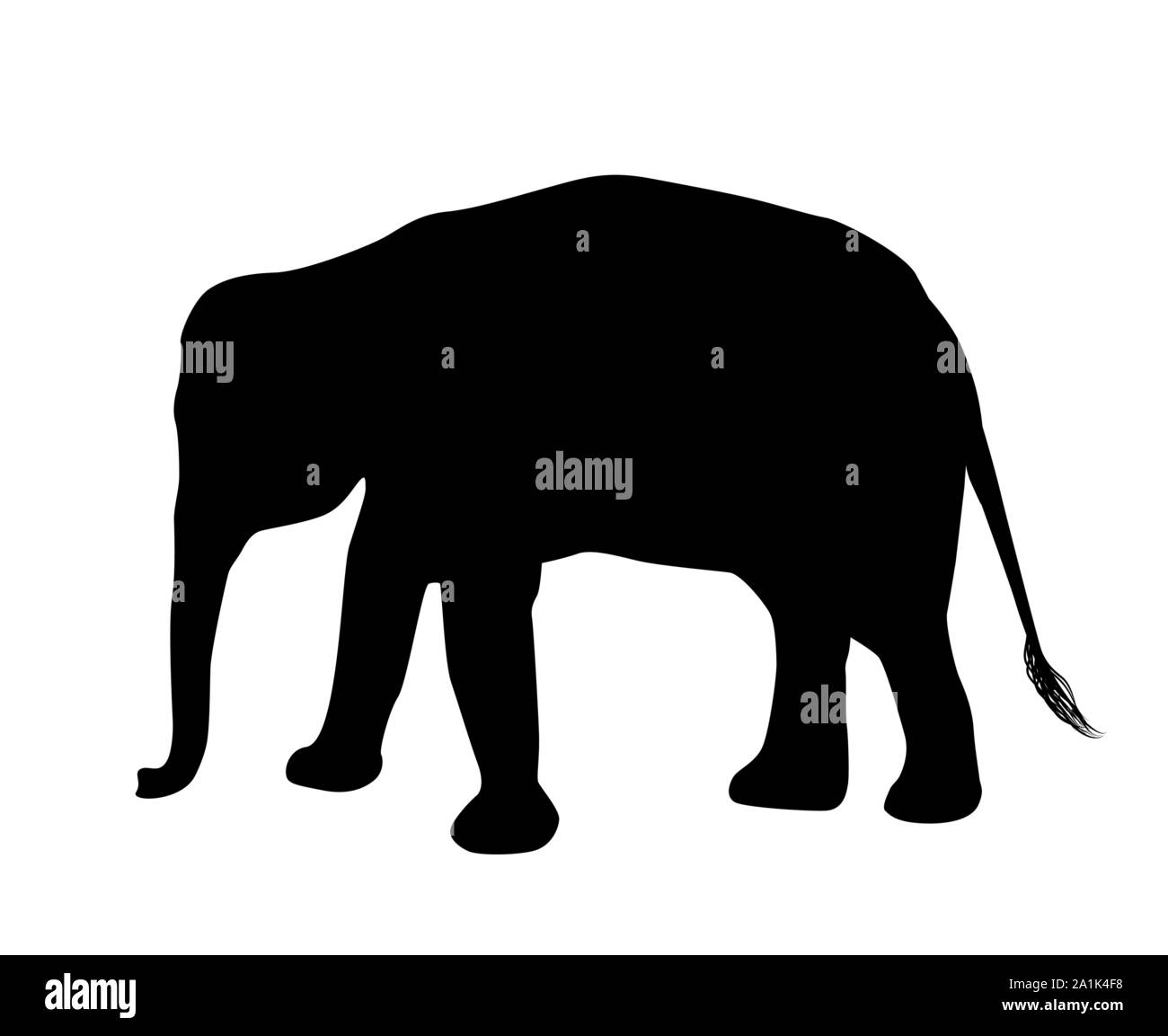 Alabama Elephant Silhouette