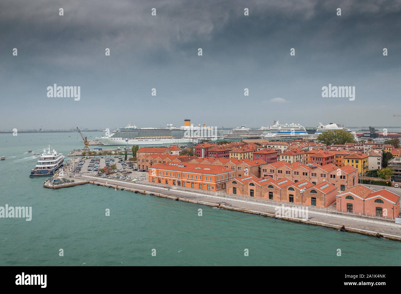 Cruise Ship Terminal Venice Italy
