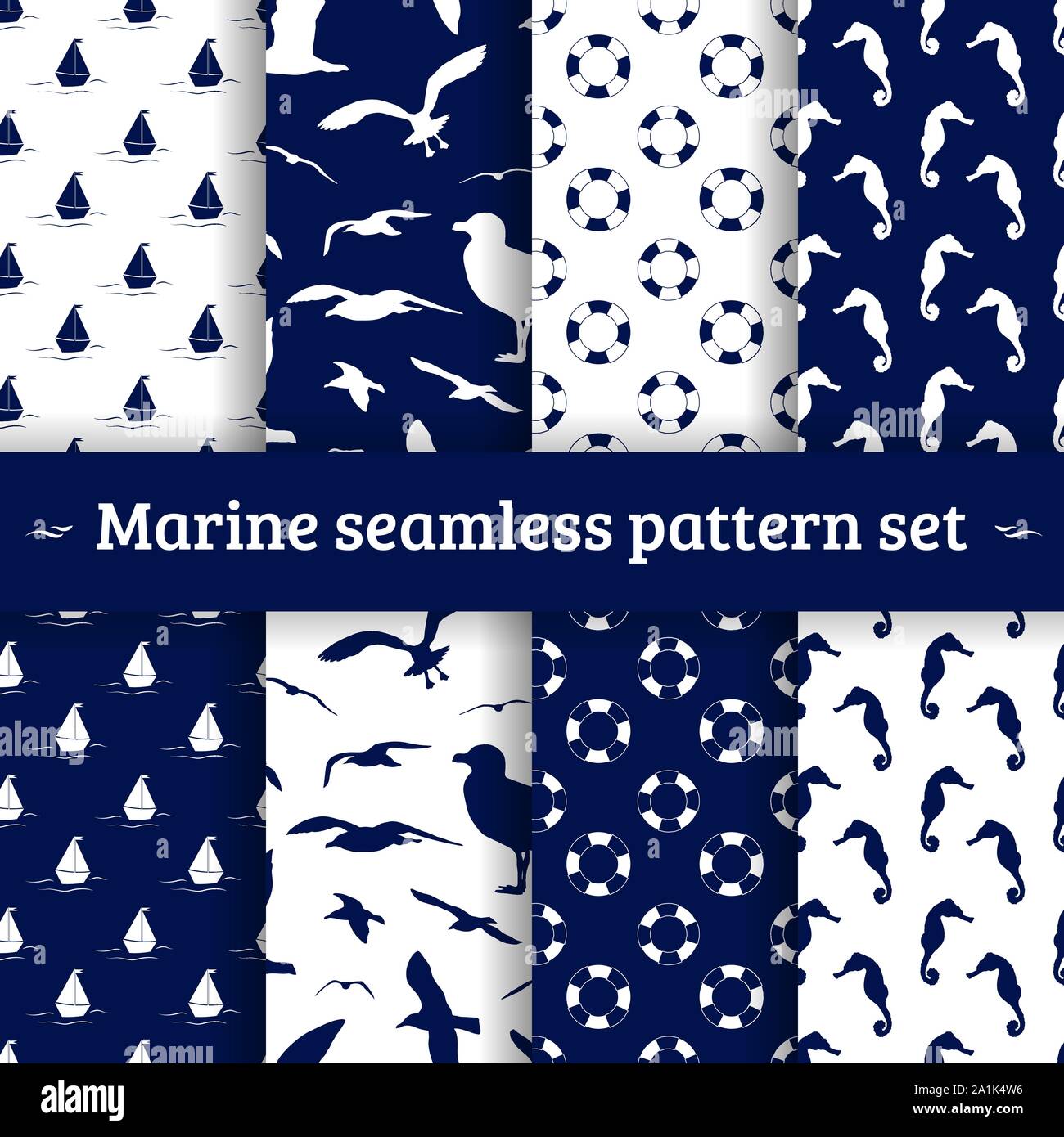 Marine wave Stock Vector Images - Alamy