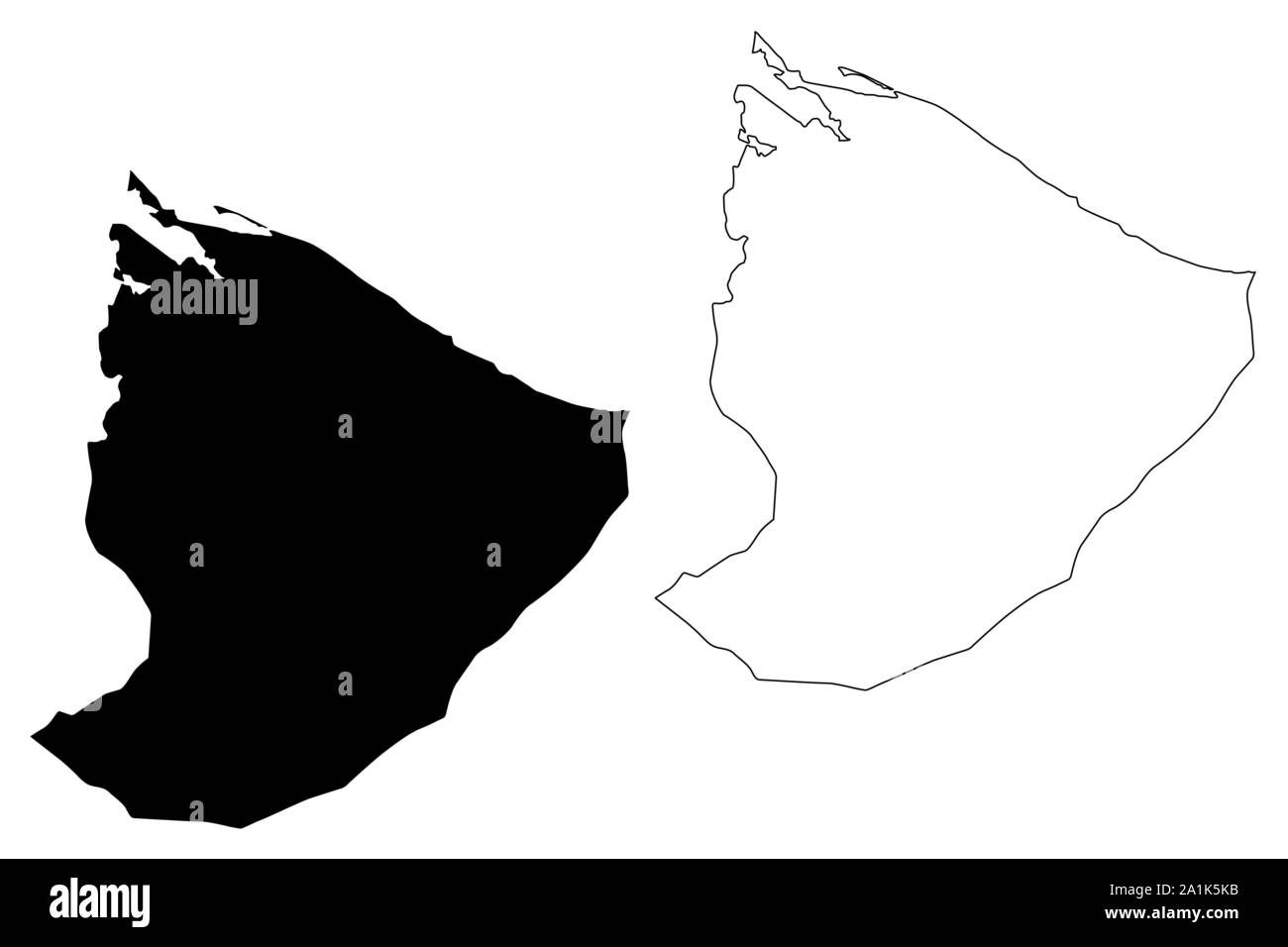 Nuqat al Khams District (Districts of Libya, State of Libya ...
