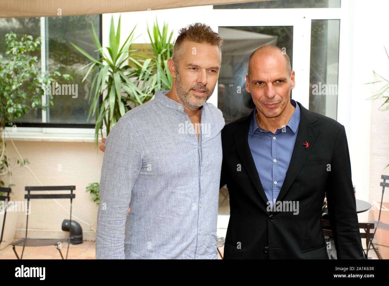 September 27, 2019, Athens, Greece: Greek actor Christos Loulis and ...