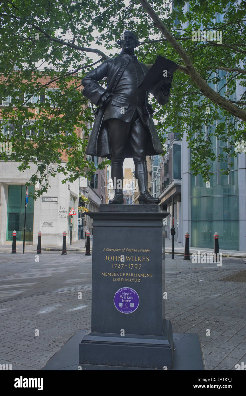 John Wilkes 1727-97 Member of Parliament and Lord Mayor of London Stock ...