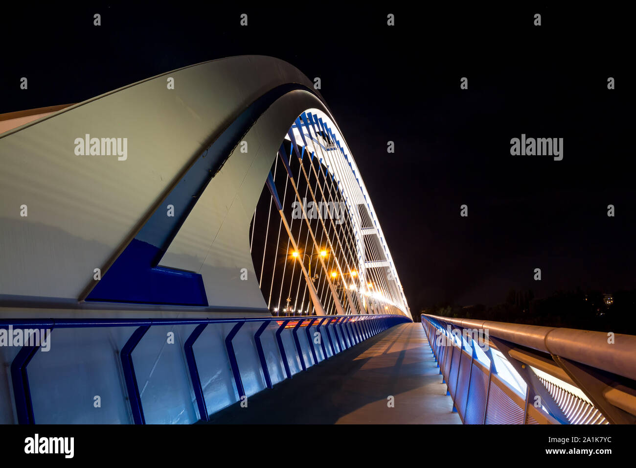 Danube with the new bridge apollo hi-res stock photography and images ...