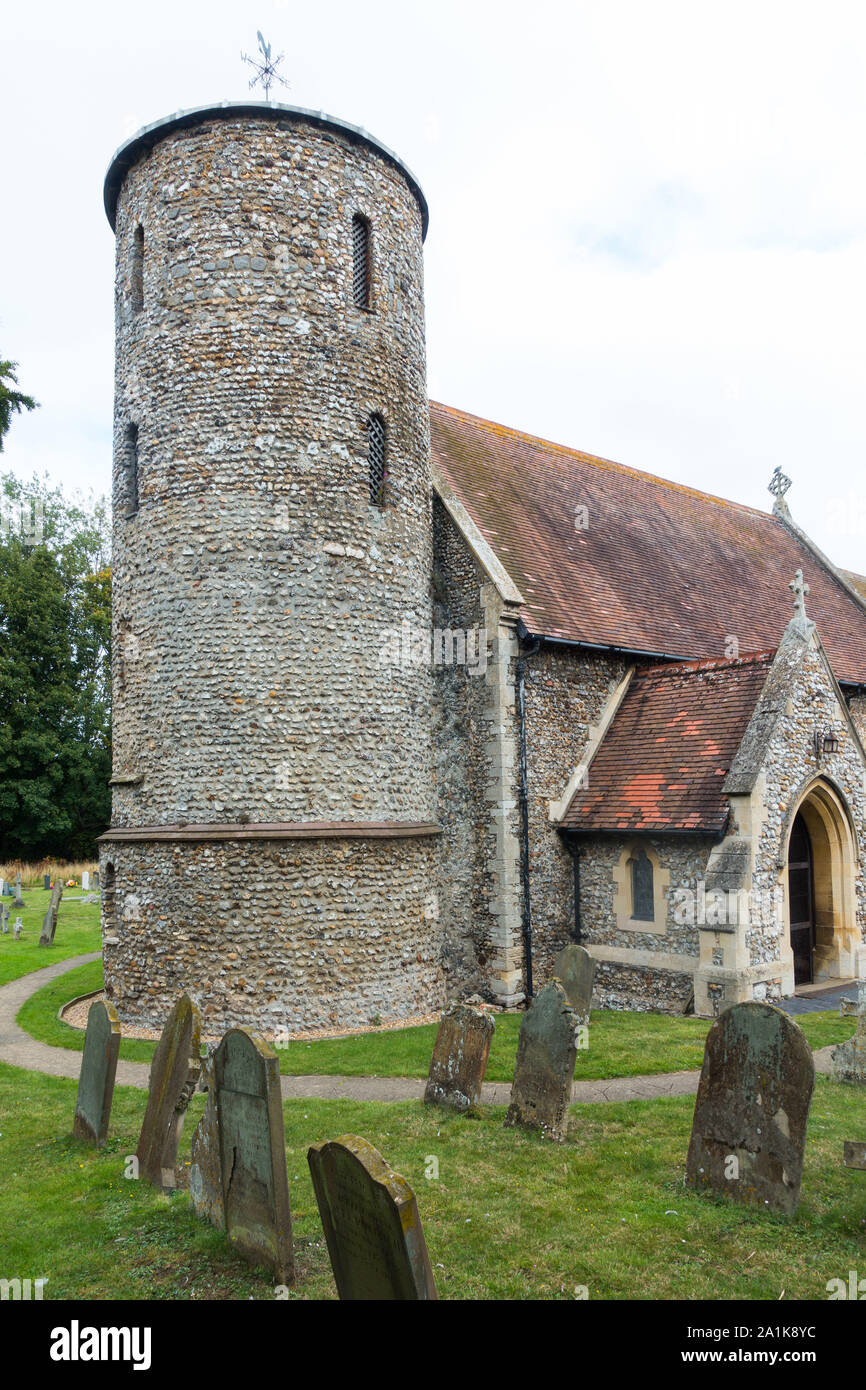 Round tower churches hi-res stock photography and images - Alamy