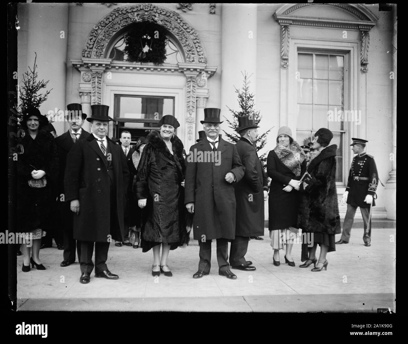 New Years Day at the White House. Mr. Gann, Mrs. Gann (sister of the ...