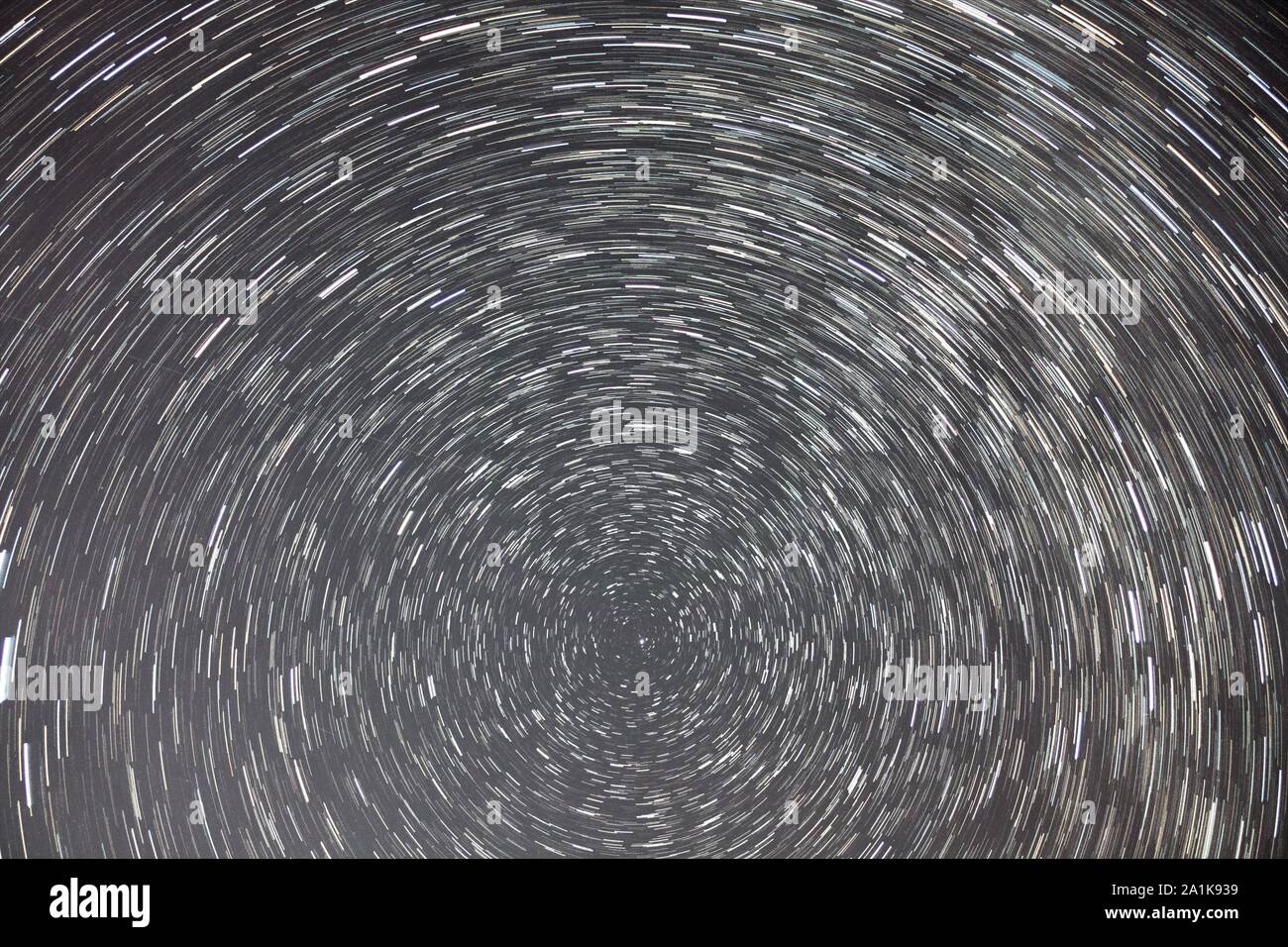 Milky Way and Stars Moving Across the Night Sky Stock Photo - Alamy