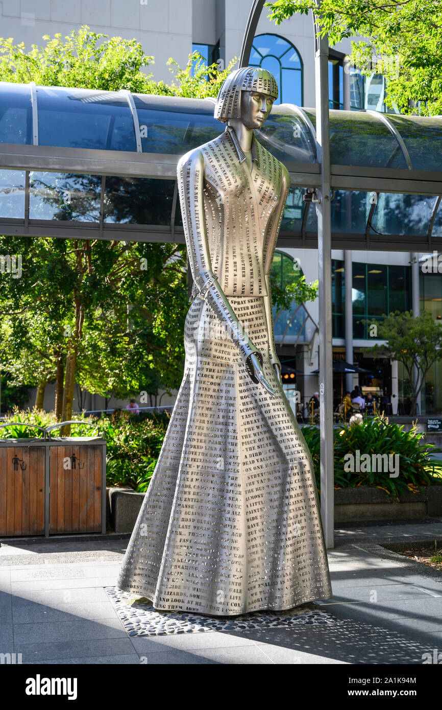 "Women of Words" sculpture by Virginia King, celebrates the life and ...
