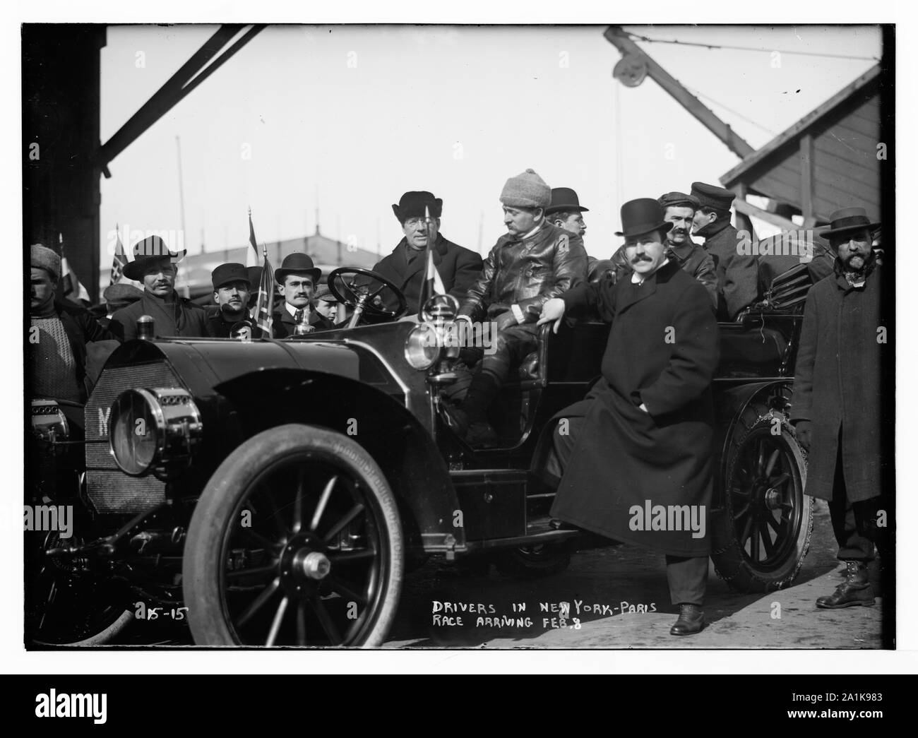 New york paris race drivers hi-res stock photography and images - Alamy