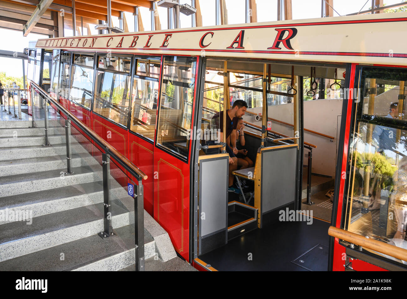 Wellington Cable Car is a funicular railway linking Lambton Quay and ...