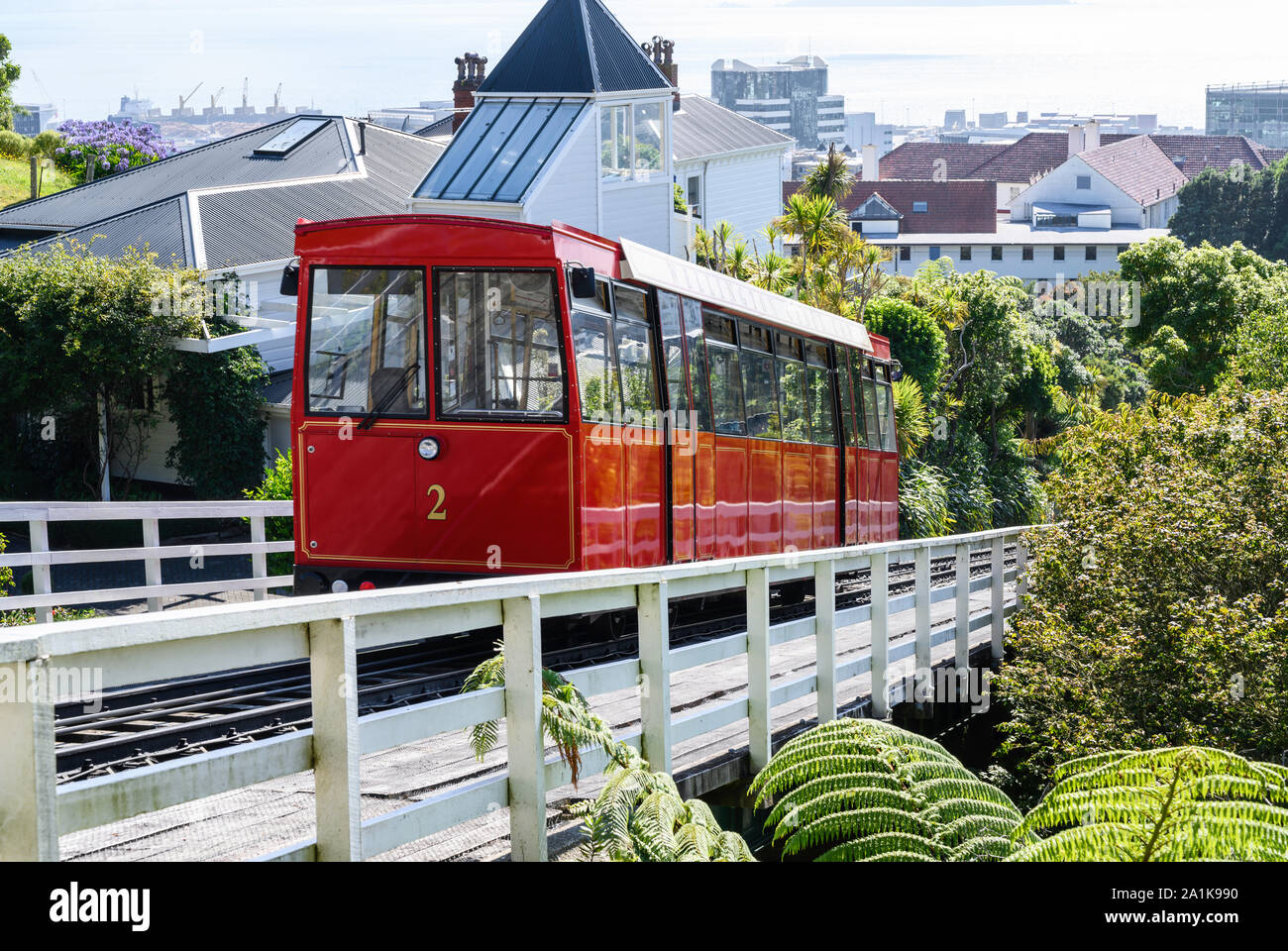 Wellington Cable Car is a funicular railway linking Lambton Quay and ...