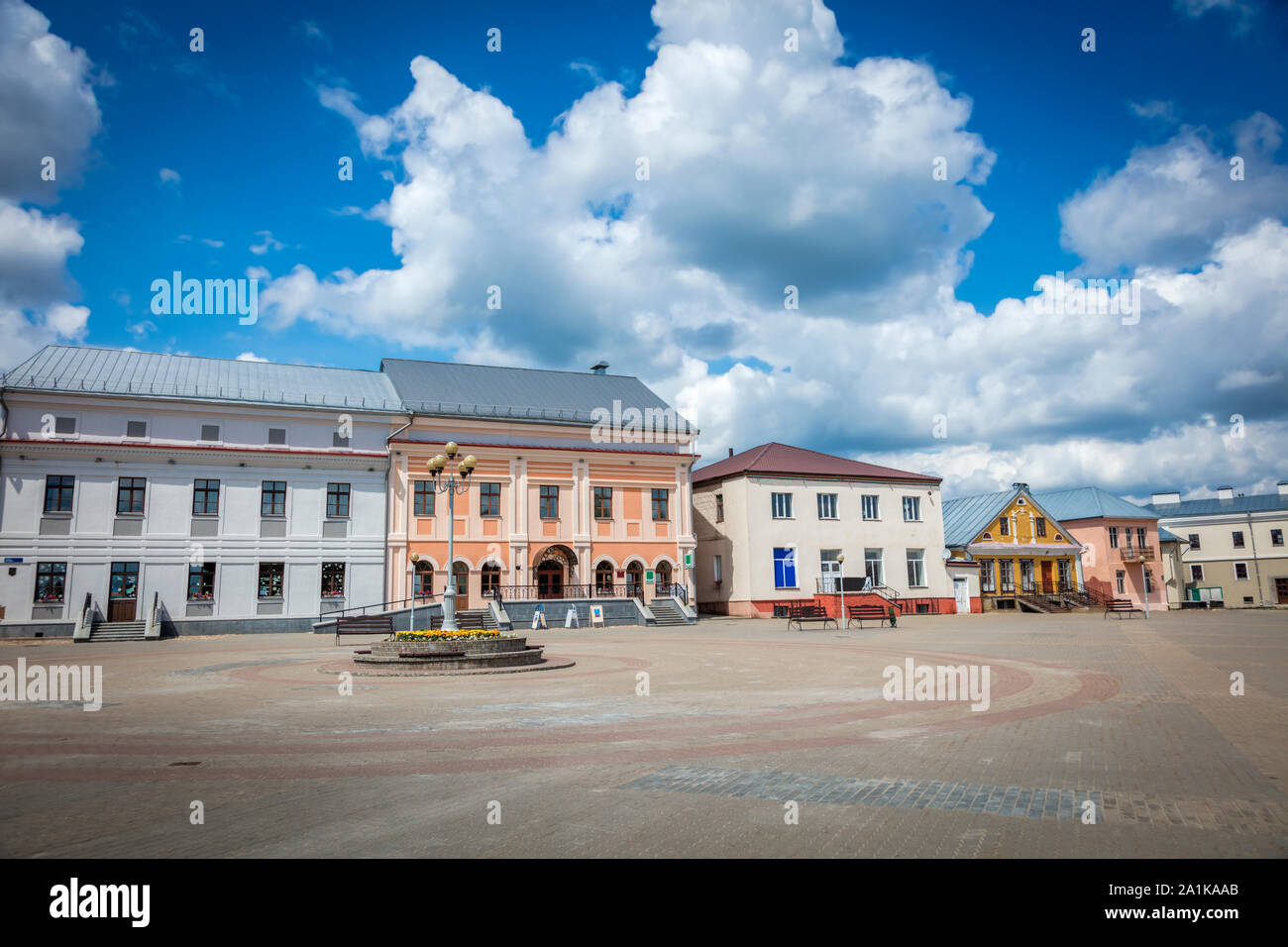 Architecture of Navahrudak. Navahrudak, Grodno Region, Belarus Stock ...