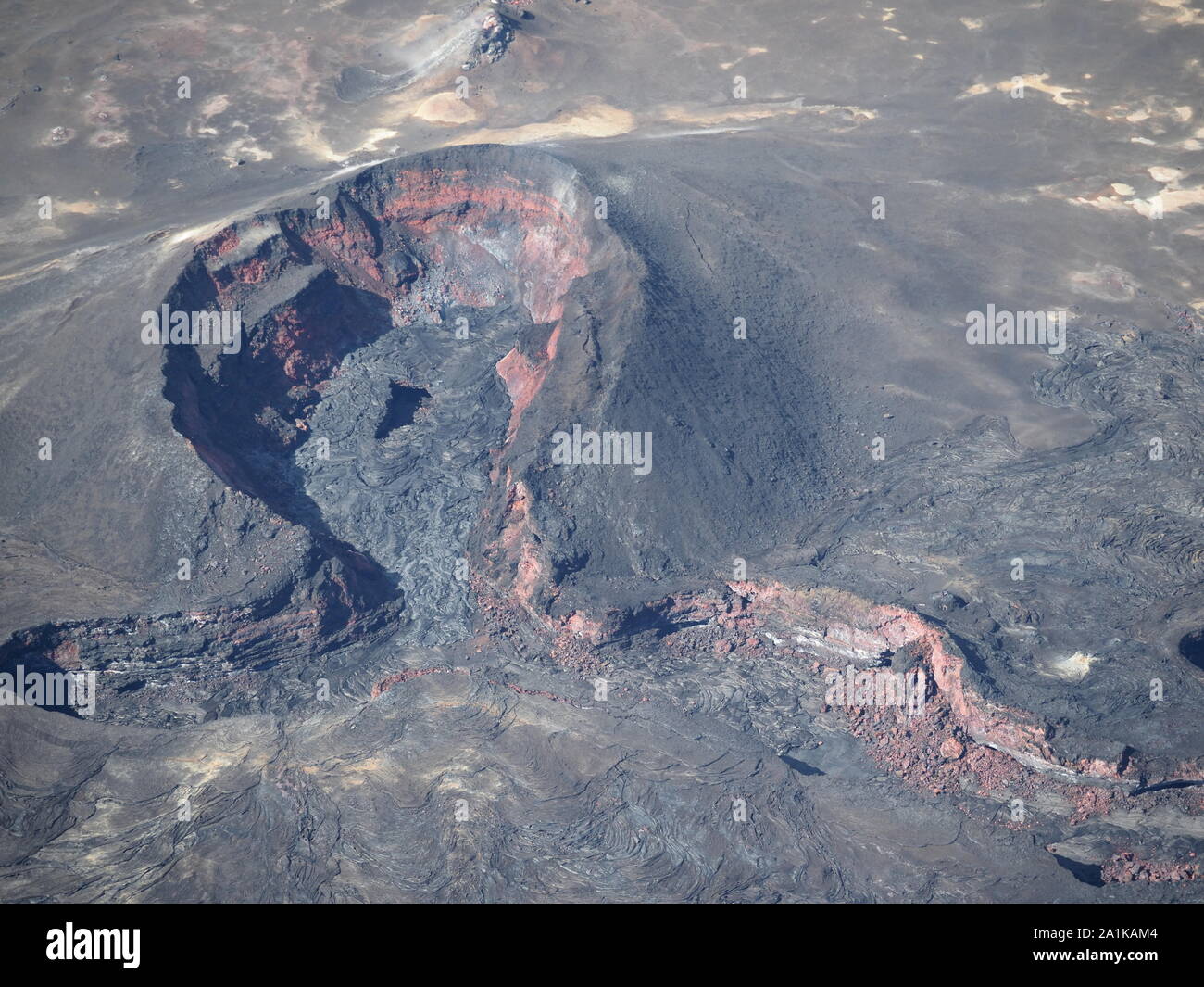 Crater aerial hi-res stock photography and images - Alamy